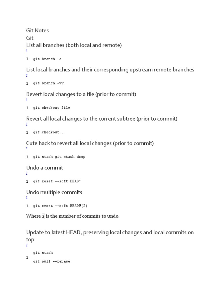 Git Notes | PDF