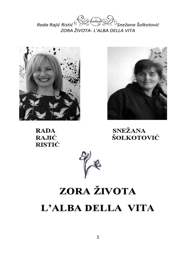 Zora Zivota Rada Rajic Ristic Solkotovic Snezana | PDF