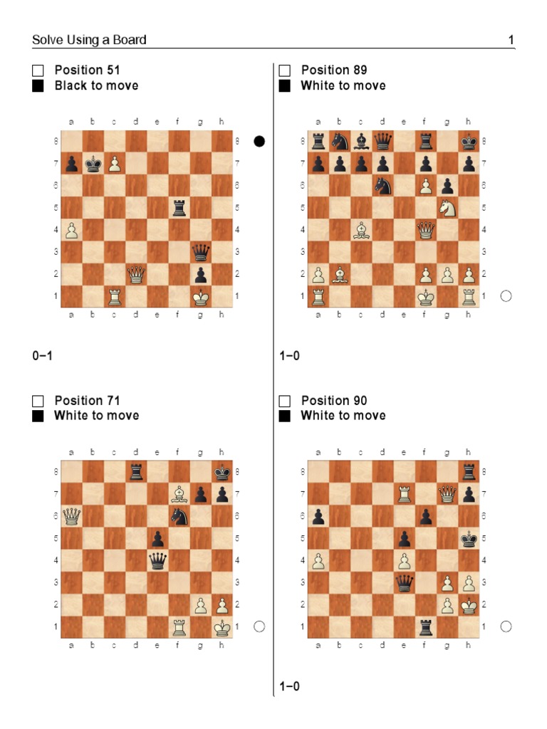 Solve Using A Board | PDF
