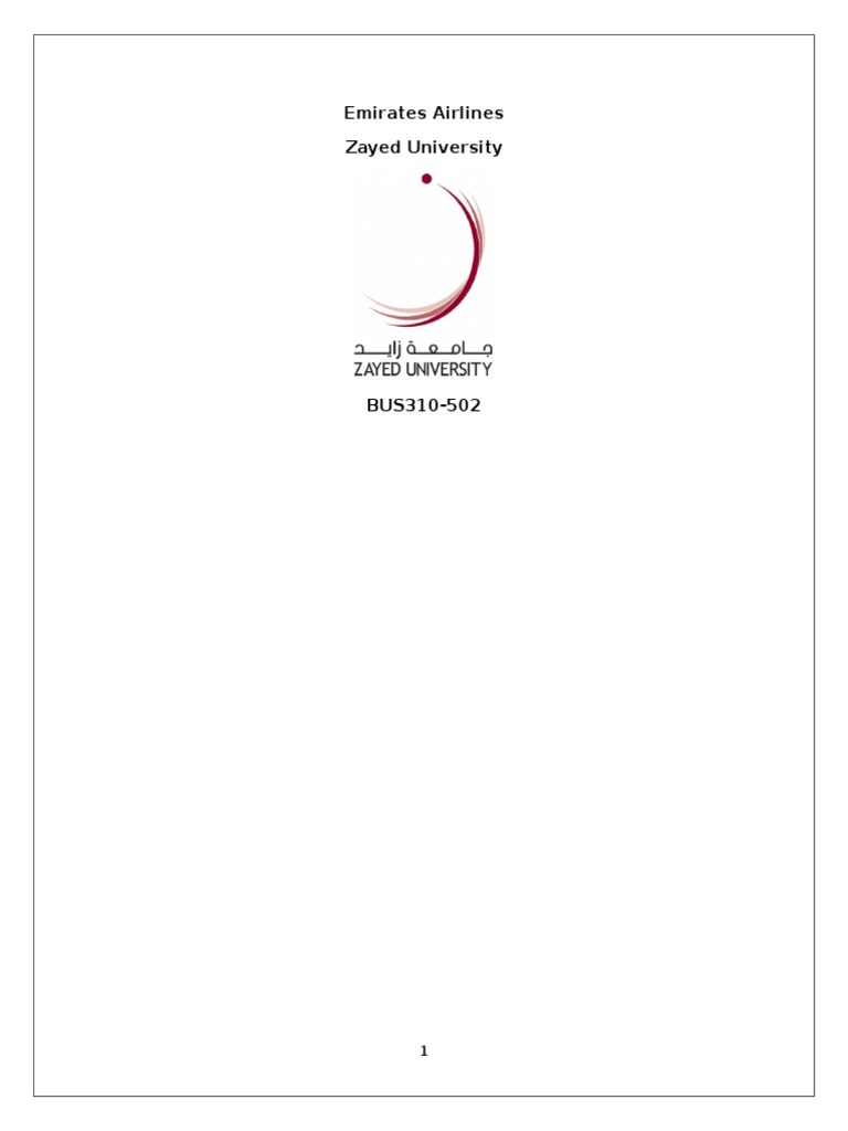 An Analysis of Strategies and Operations at Emirates Airlines | PDF ...