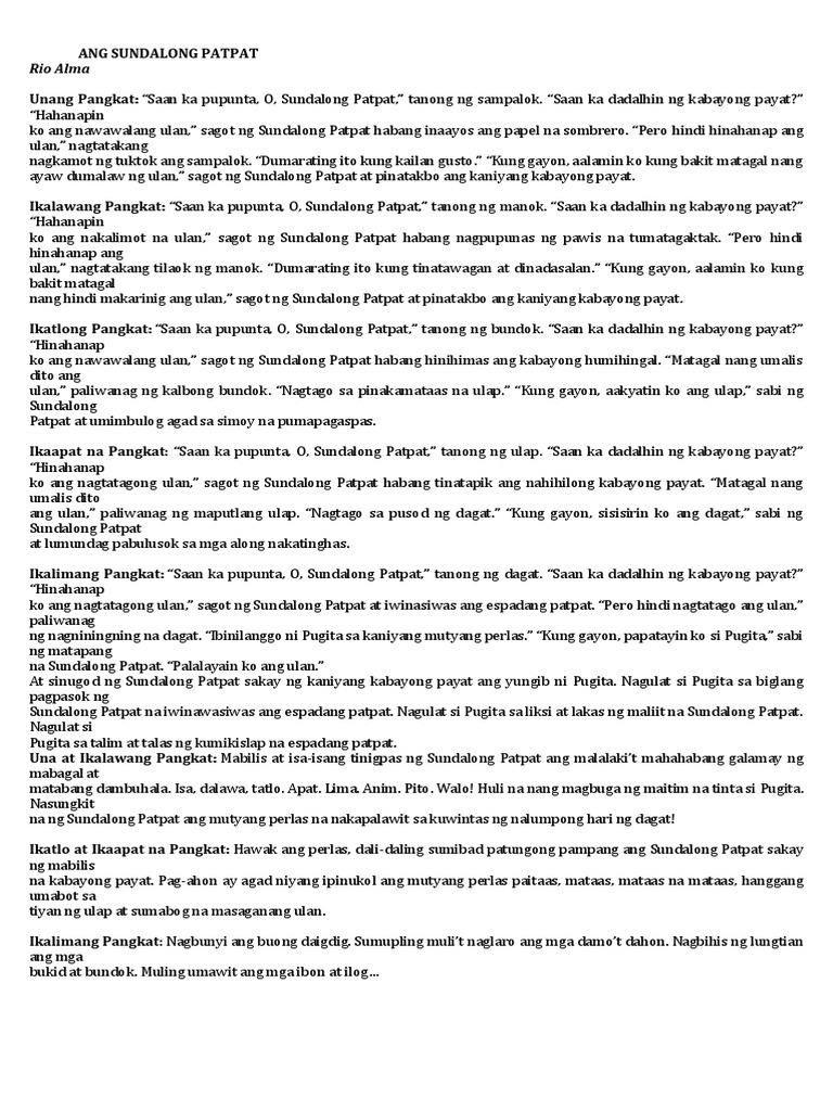 Ang Sundalong Patpat2 | PDF