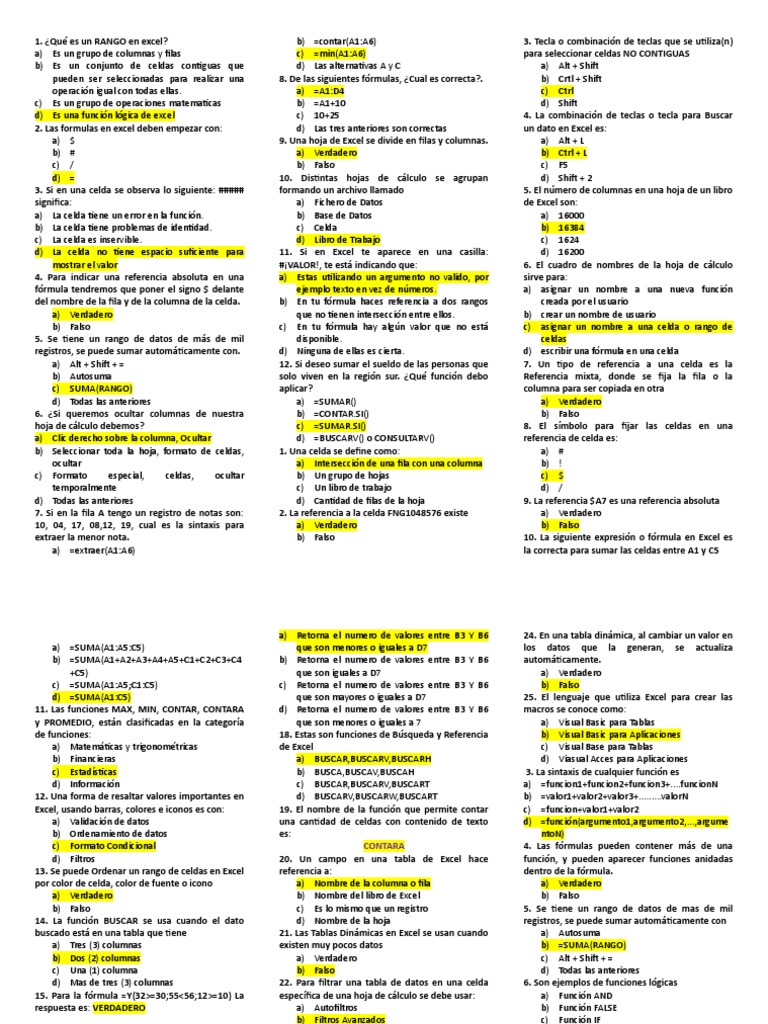 Excel Intermedio | PDF | Hoja de cálculo | Fórmula