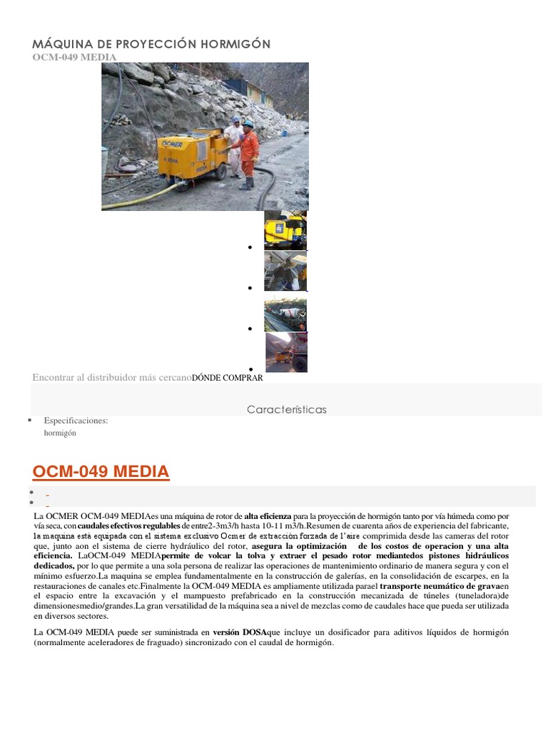 Ocmer | PDF | Neumático | Hormigón