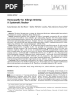 Isopathy PDF | PDF | Homeopathy | Allergy