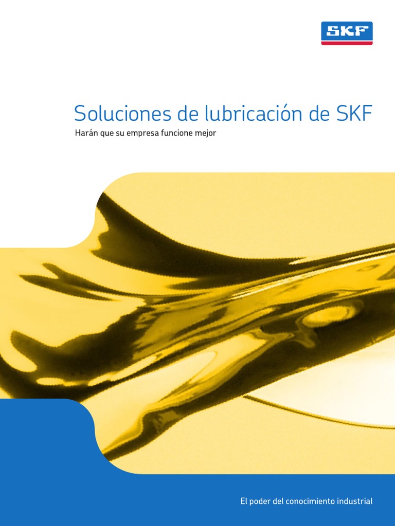 Soluciones de Lubricación de SKF.pdf | PDF | Lubricante | Bomba