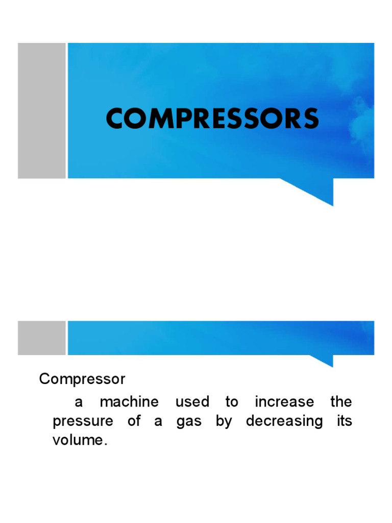 Compressor Pdf Pdf Gas Technologies Pump