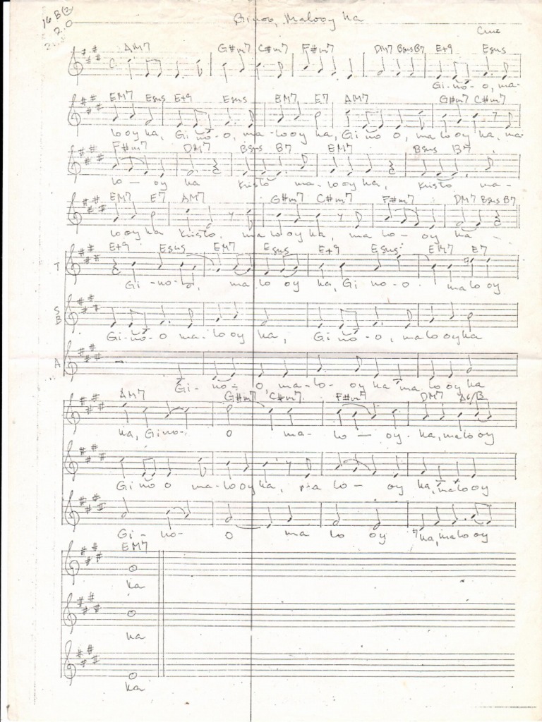 Ginoo, Malooy Ka by Francis Cruz