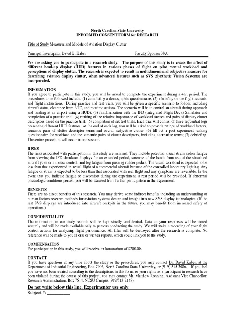 Nasa TLX Kuesioner | PDF | Simulation | Workload