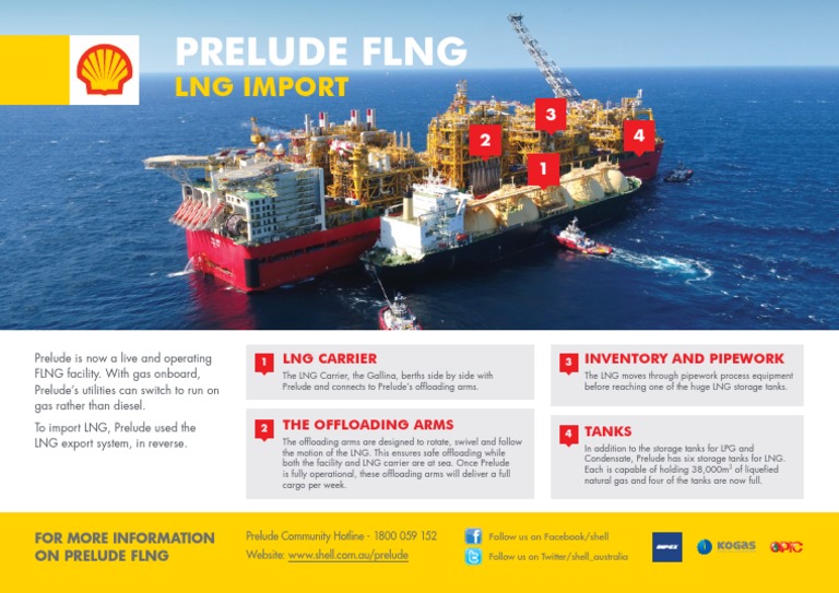 Shell Prelude Factsheet | PDF | Liquefied Natural Gas | Fuel Gas