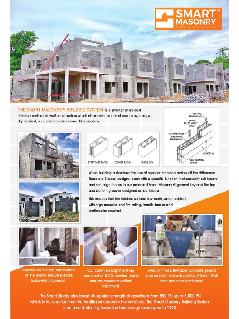 Smart Masonry Brochure 2018 PDF | PDF