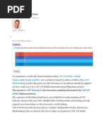 Fit-to-Standard Analysis in SAP S/4HANA | PDF | Specification ...