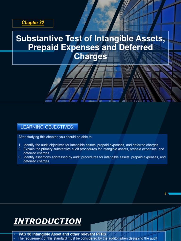 Substantive Test of Intangible Assets, Prepaid Expenses (Autosaved ...