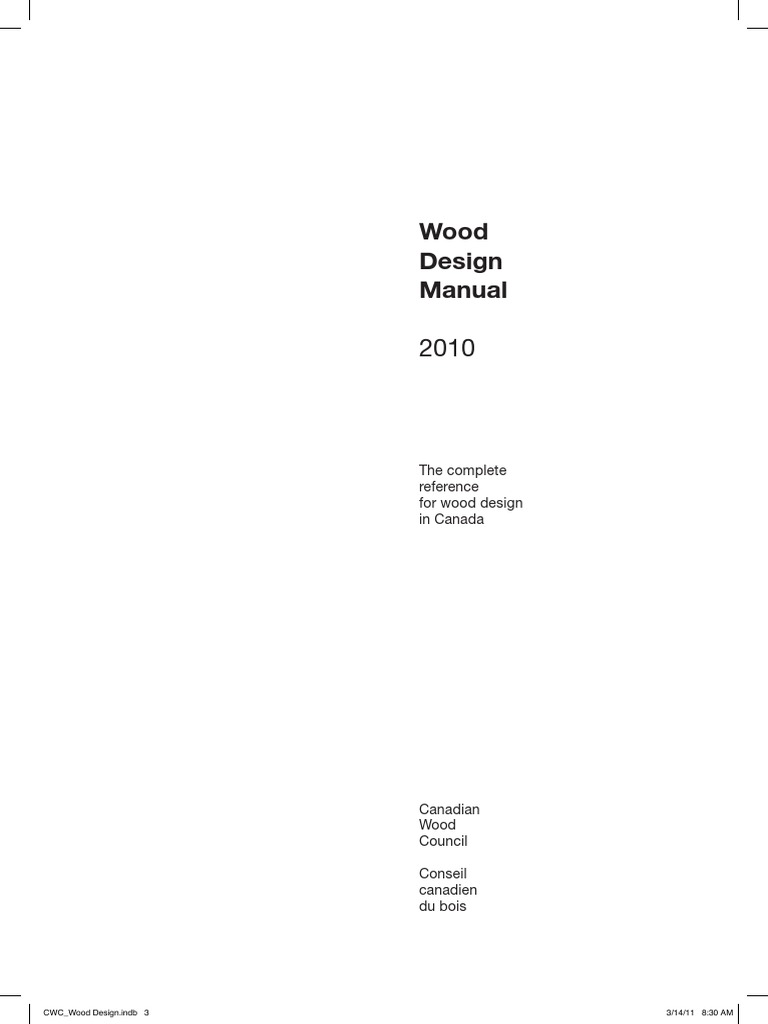 Wood Design Manual 2010 | PDF | Life Cycle Assessment | Sustainability