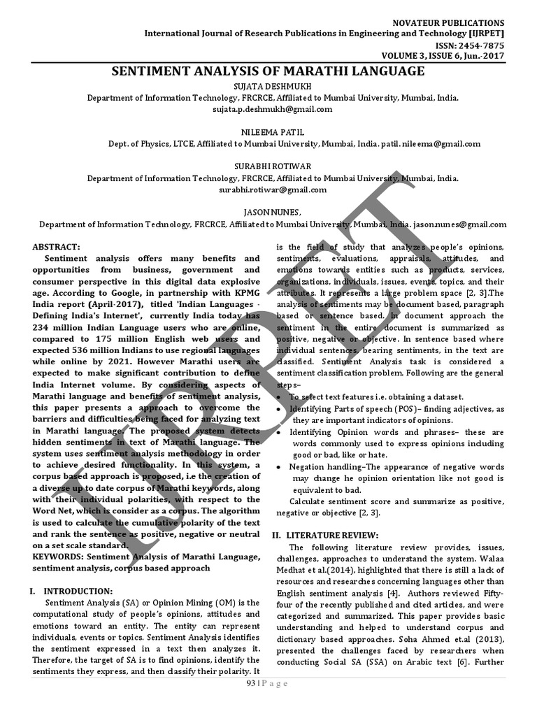 Sentiment Analysis | PDF | Grammar | Linguistics