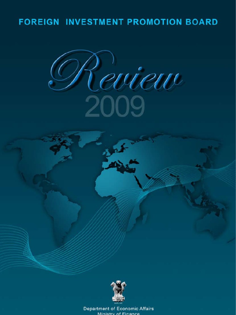 PPP - 222 (09-10) - FIPB Review Book - Final - 19-03-10 | PDF | Foreign ...