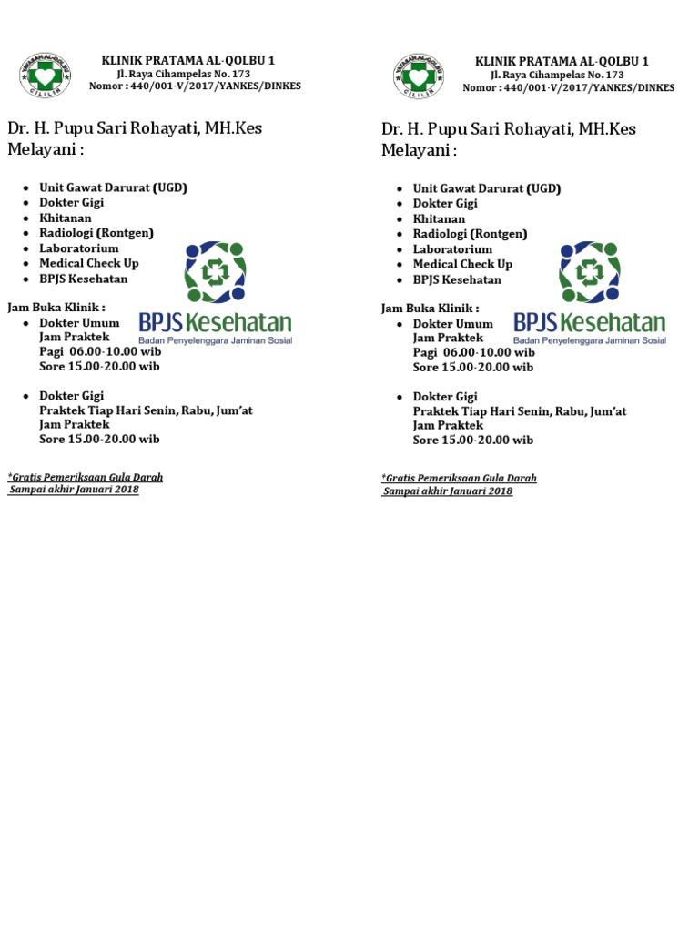 Poster Klinik Anyar | PDF