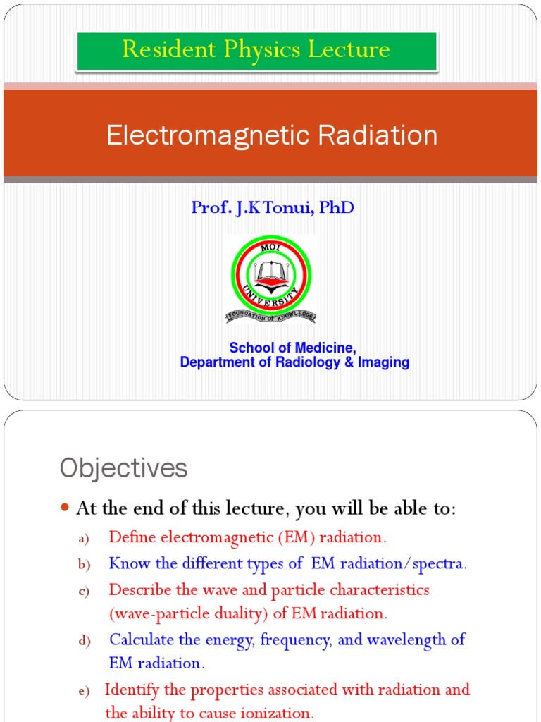 Understanding Electromagnetic Radiation | PDF | Electronvolt ...