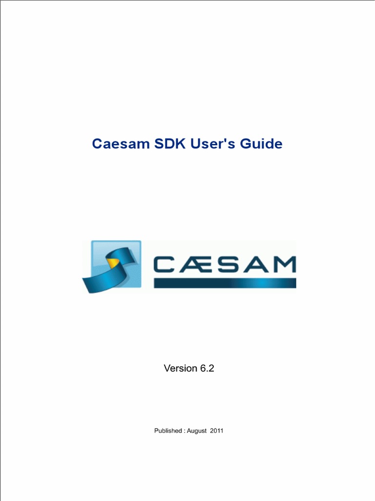Caesam SDK User's Guide | PDF | Class (Computer Programming) | Application Programming Interface