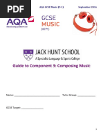 2018 GCSE Eduqas Composition Briefs | PDF | Musical Compositions | Sound