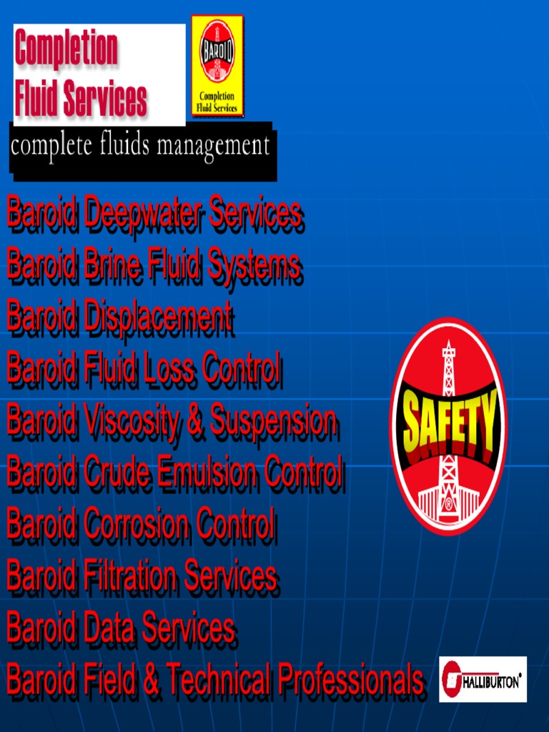 Baroid Completion Manual | Acid | Hydrochloric Acid