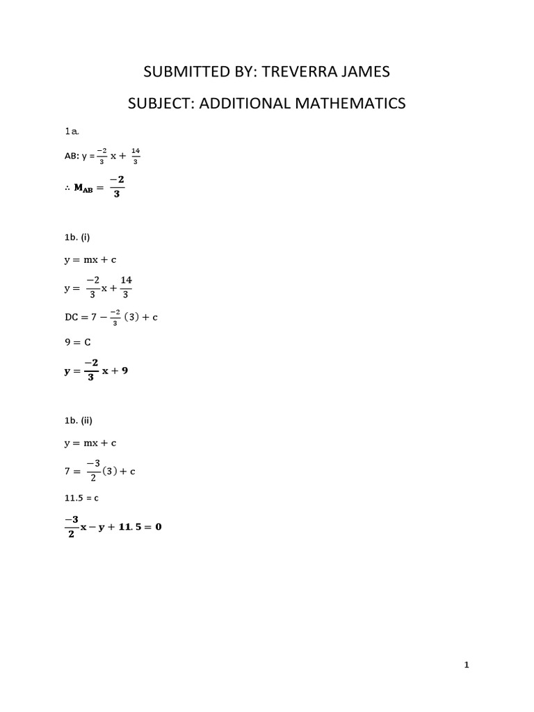 Advanced Math Problem Solutions | PDF | Equations | Geometry