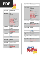 Pscas: Program Flow Pre-Pageant Mr. & Ms. PSCAS APRIL 8, 2019, Mini ...