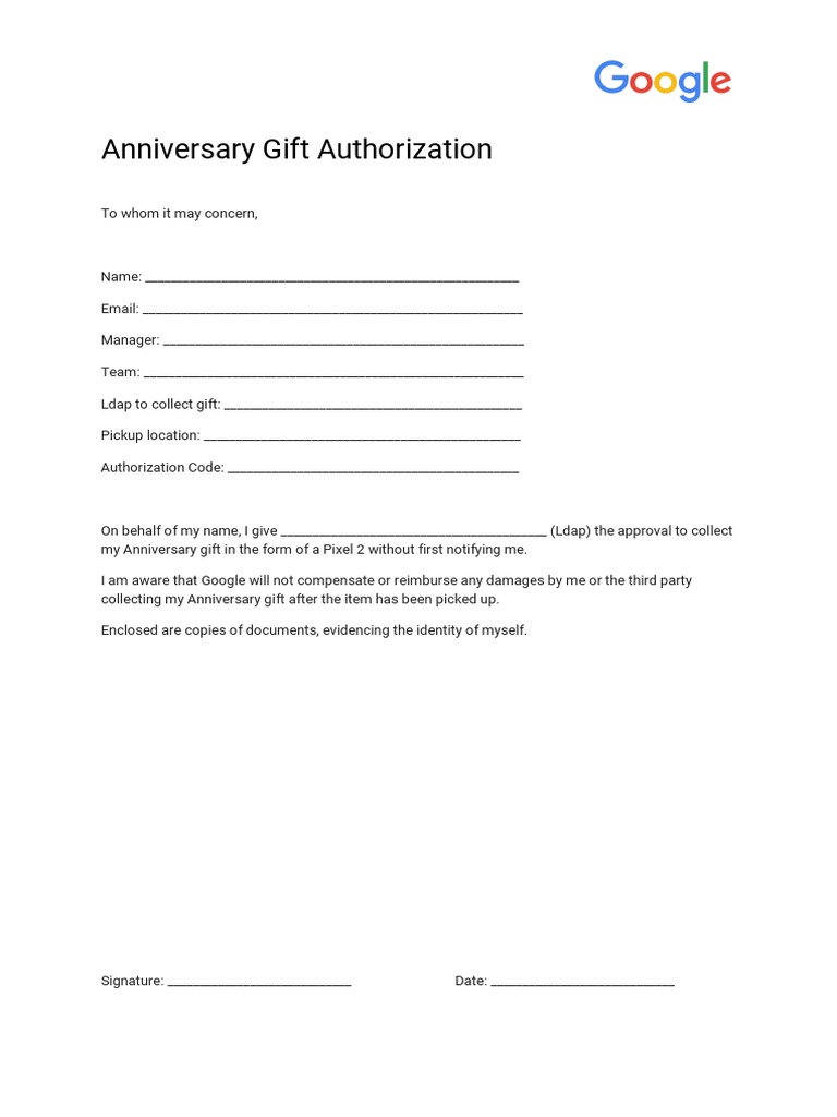 Authorization Form | PDF | Career & Growth | Computers