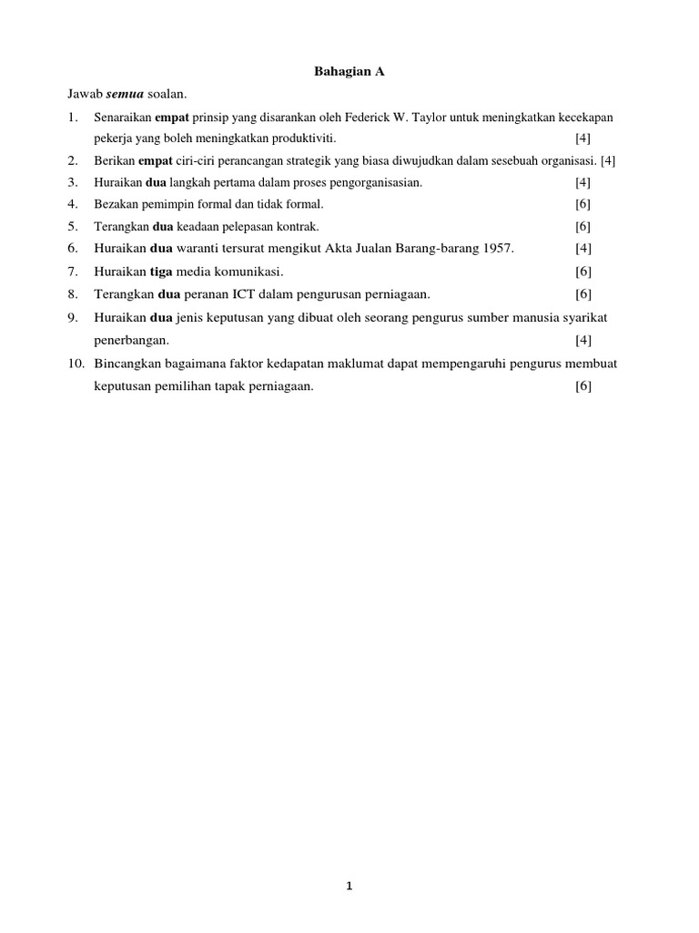 PP Percubaan P2 2018 | PDF