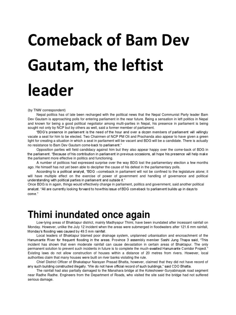 TNW 29 in Word | PDF | Nepal | Taxes