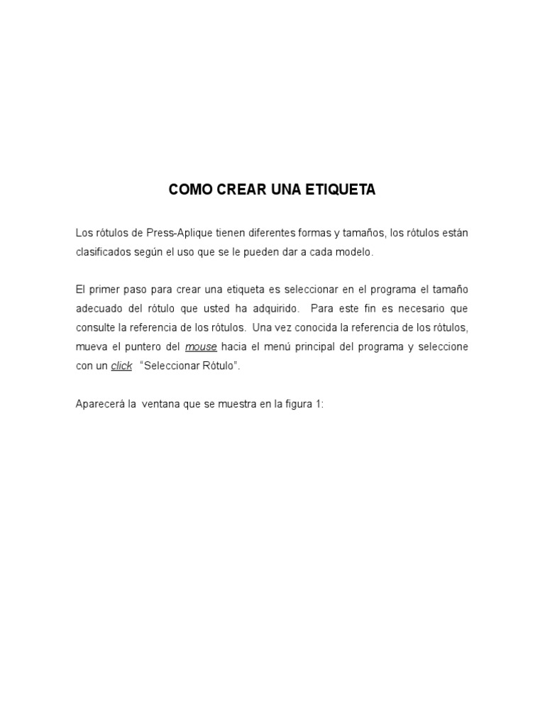 Manual Rotulos Factory | PDF | Tabla (base de datos) | Ventana ...
