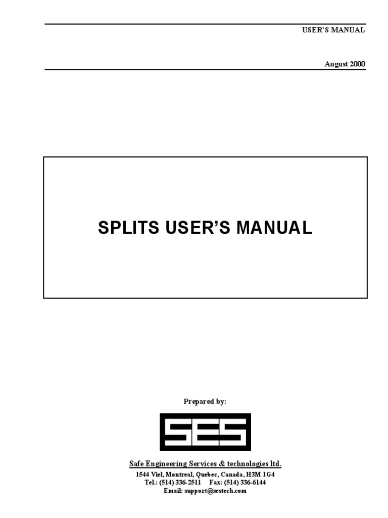 Ses-Cdegs 2k - Splits | PDF | Electrical Impedance | Electric Power ...
