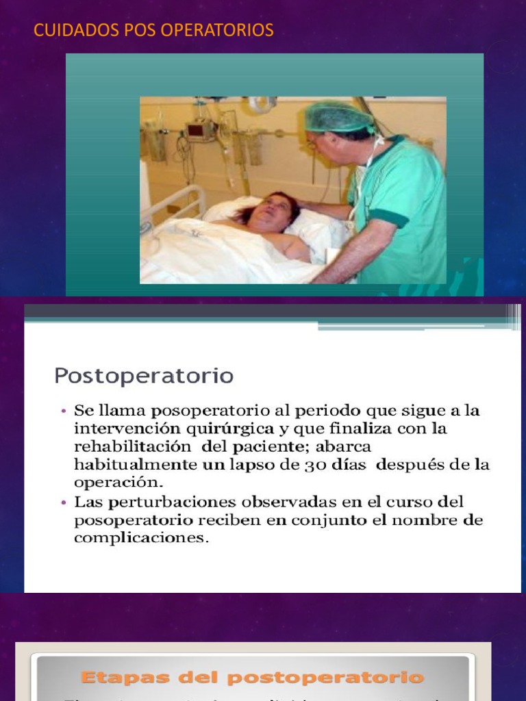 Pos Operatorios | PDF