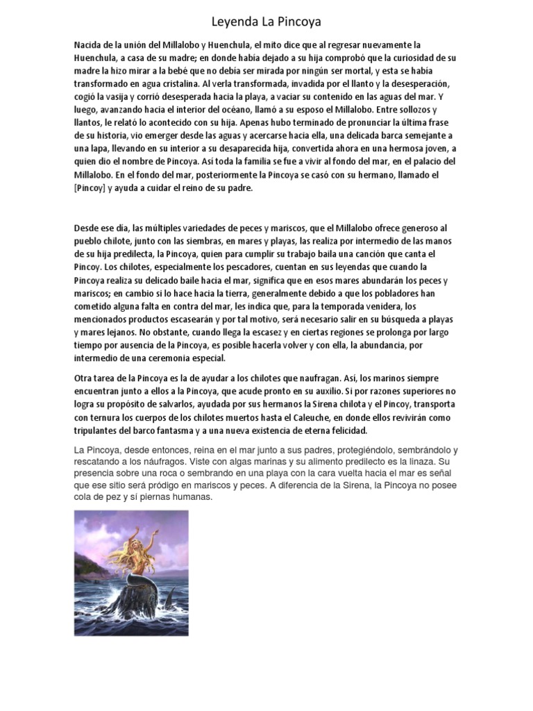 Leyenda La Pincoya | PDF