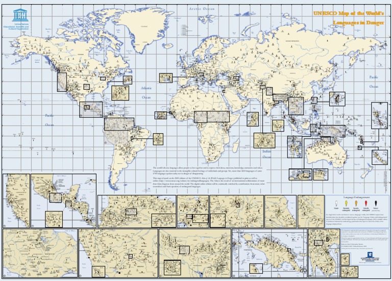 Endangered Languages Map UNESCO | PDF