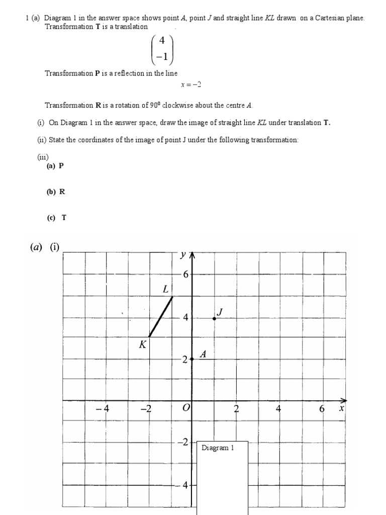 Transformation and Area Calculations | PDF