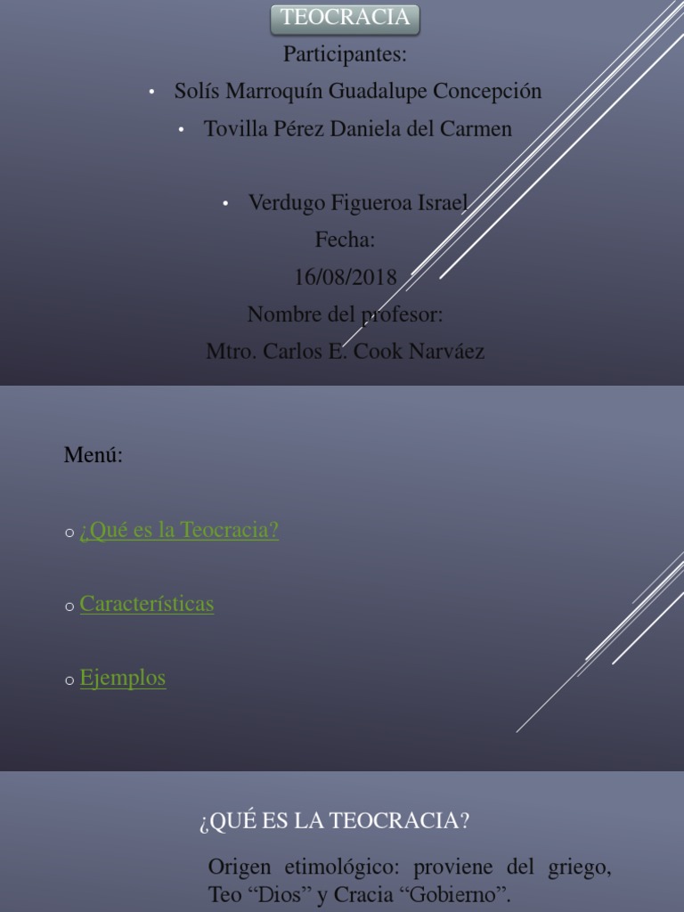 Un análisis de la teocracia: su definición, características y ejemplos ...