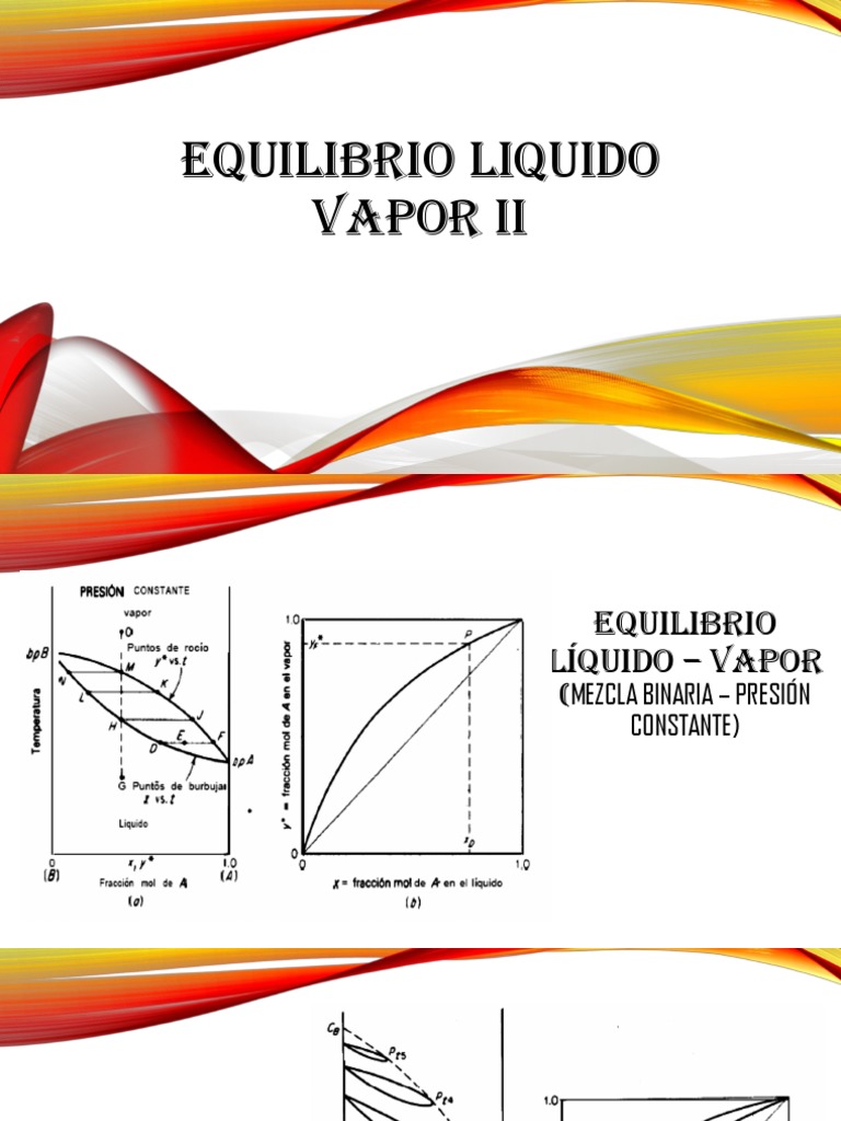 Equilibrio Liquido Vapor II | PDF
