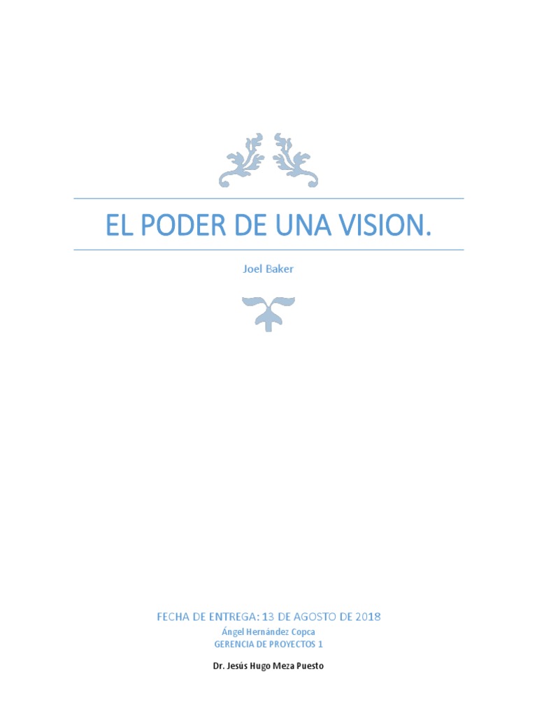 El Poder de una Visión Futura | PDF | Liderazgo