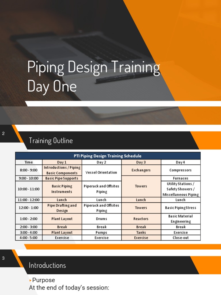 Piping Design Training Overview | PDF | Valve | Pipe (Fluid Conveyance)