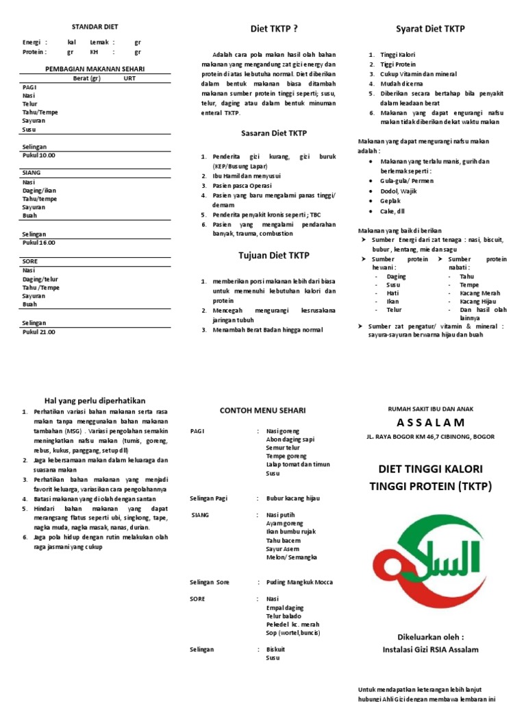 Diet TKTP | PDF