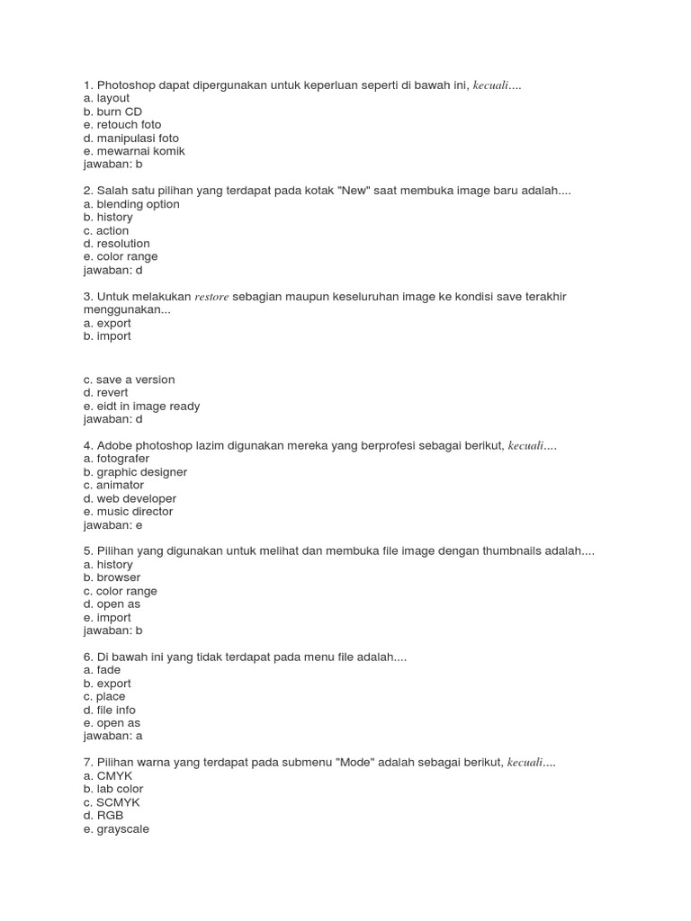 Contoh Soal DDG SMT 2 | PDF