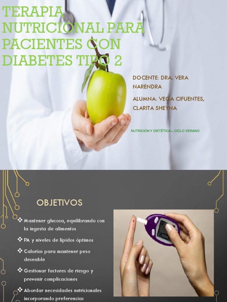 Terapia Nutricional para Pacientes Con Diabetes Tipo 2 | PDF | Dieta ...