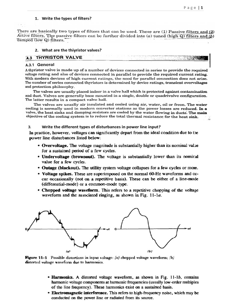 1.write The Types of Filters | PDF