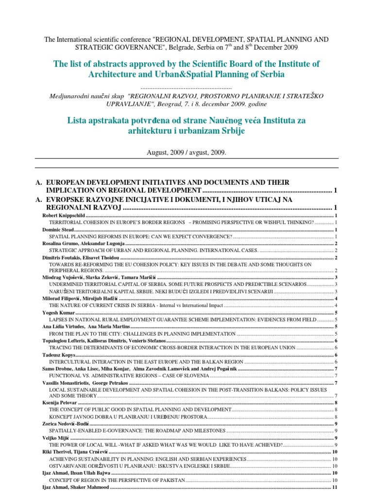 List of Abstract | PDF