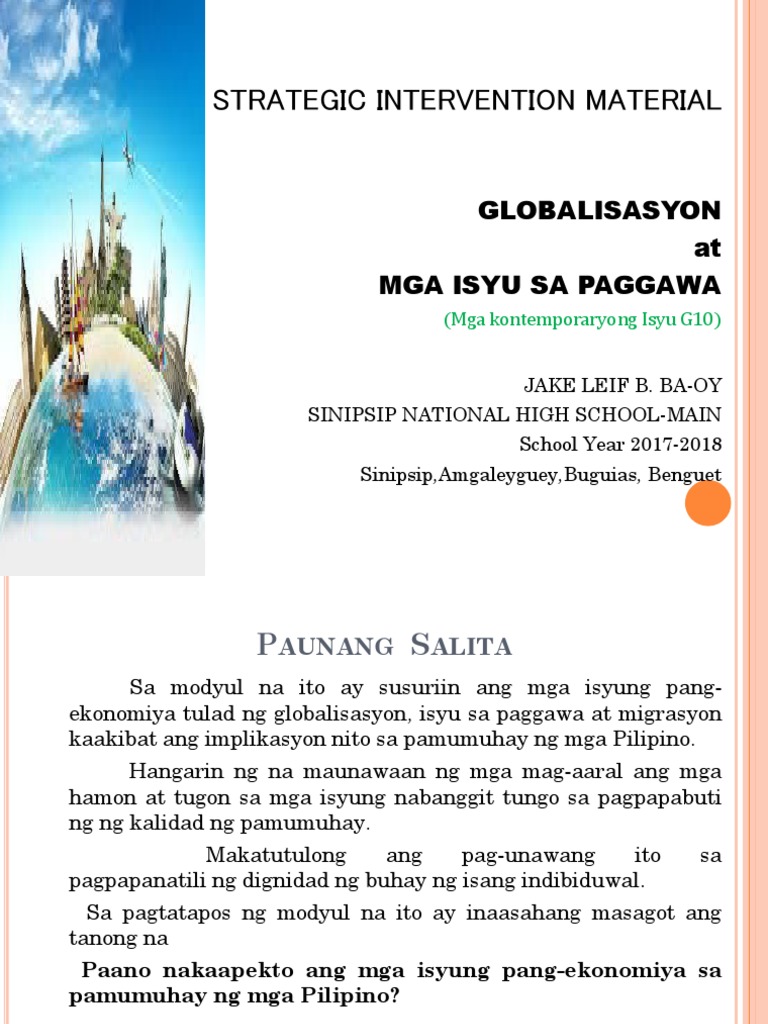 Globalisasyon (2)