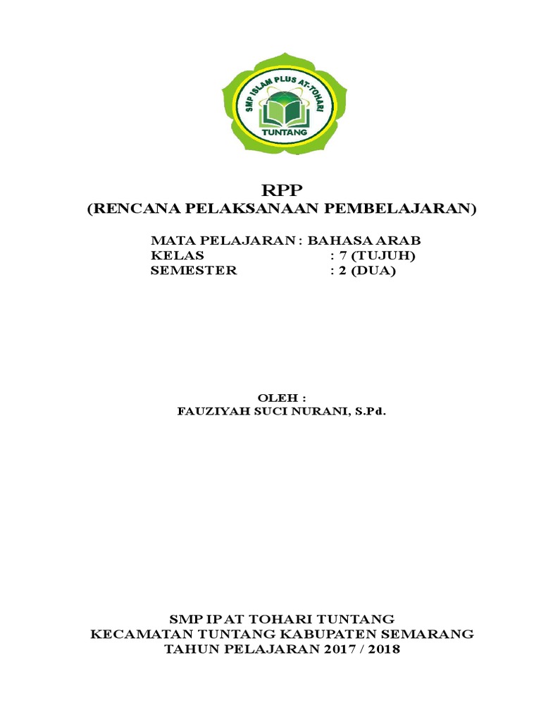 Cover RPP | PDF