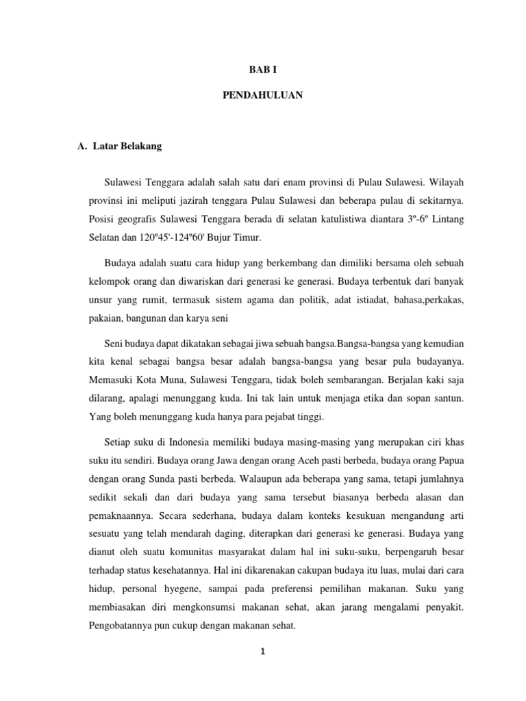 Suku Muna Di Sulawesi Tenggara | PDF