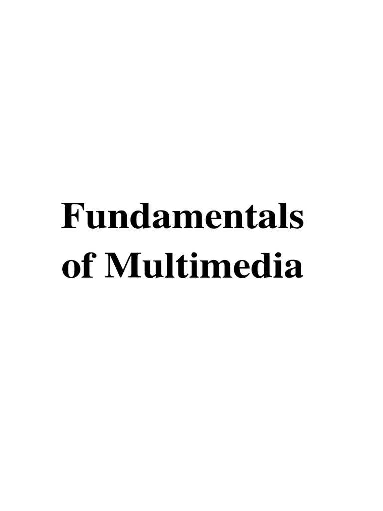 Fundamentals of Multimedia | PDF | Adobe Flash | Hypertext