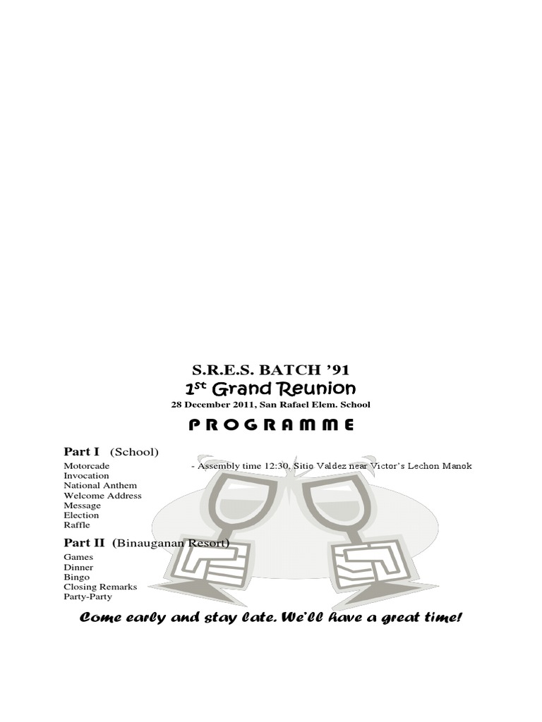 Program Invitation | PDF