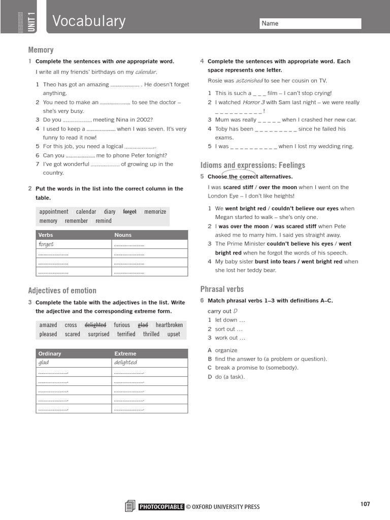 English Vocabulary | PDF | Linguistics | Grammar